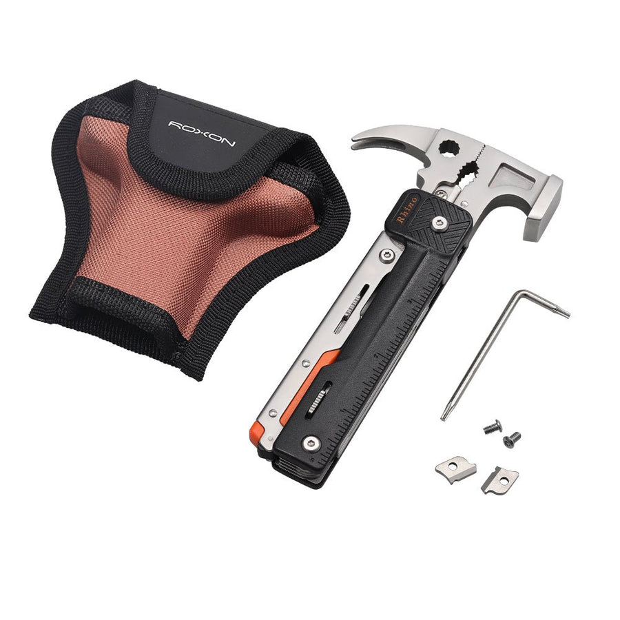 H1 Rhino Multitool 17-in-1 Hammer Tool for Camping & DIY | ROXON